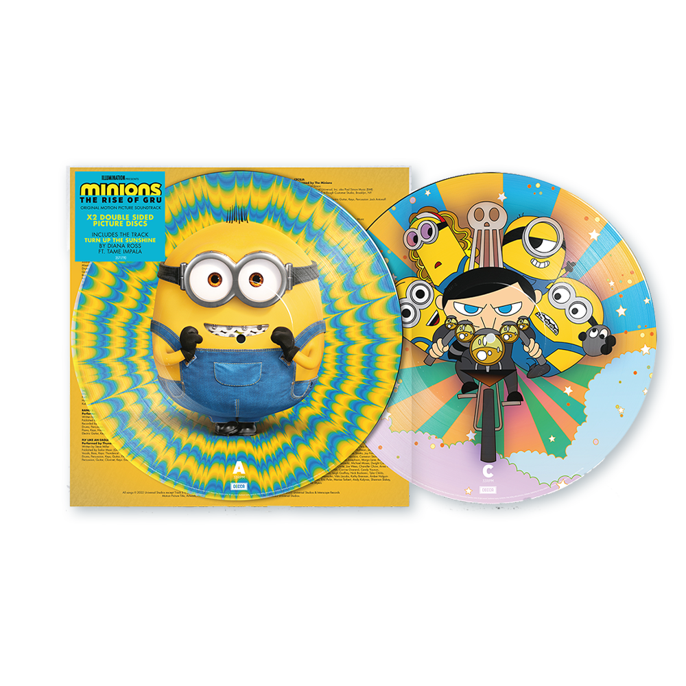Minions - The Rise Of Gru Soundtrack - Vinyle Picture - Store Universal ...